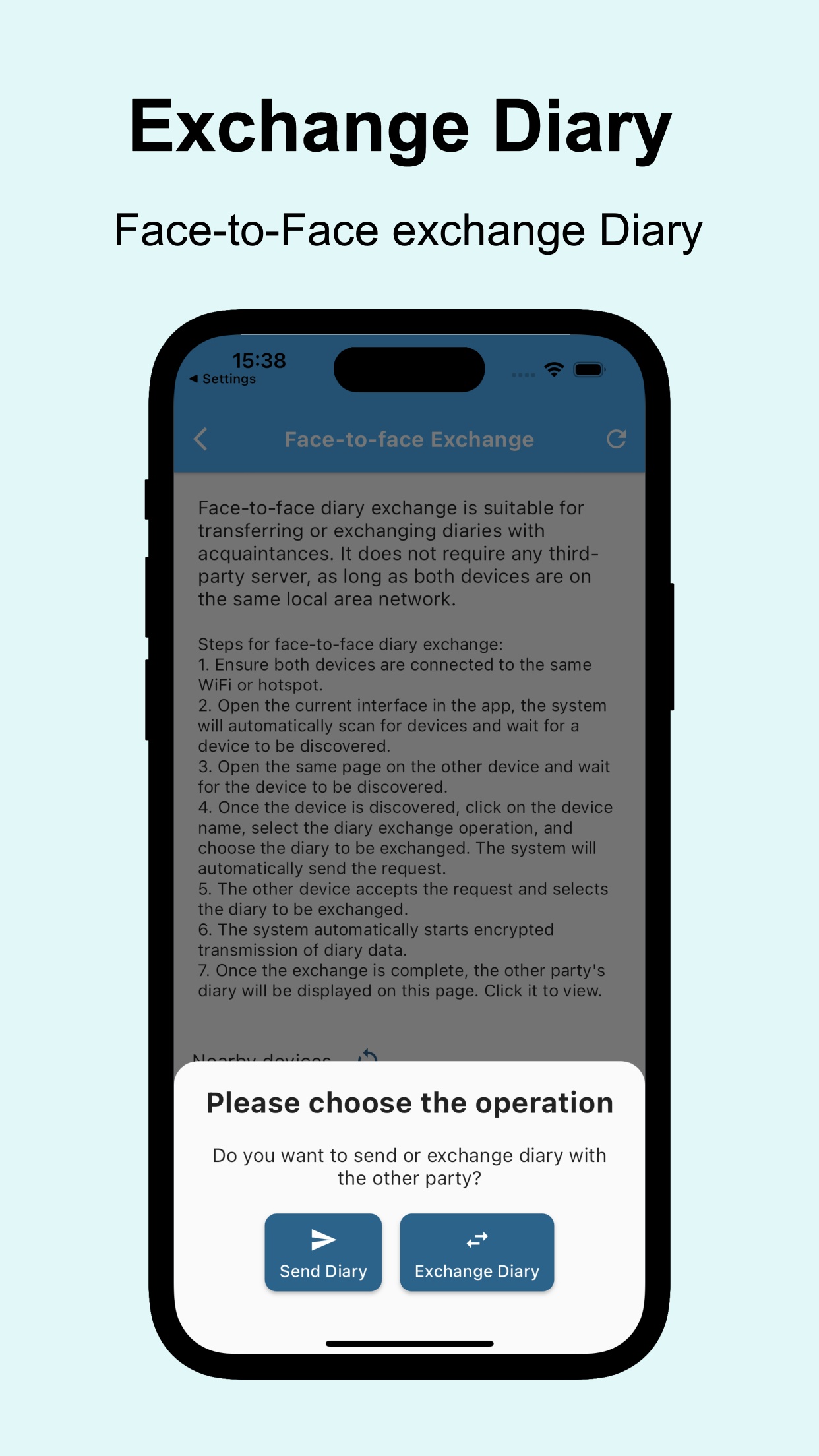 OneDiary: App that supports backup and sync diaries across devices