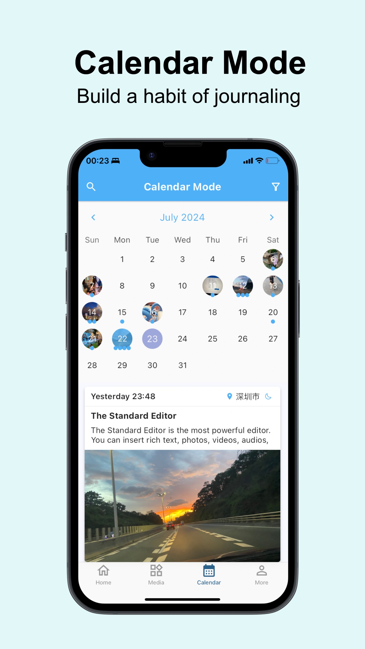 OneDiary: App that supports backup and sync diaries across devices